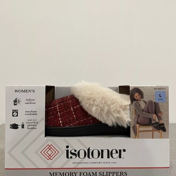 isotoner | Shoes | Isotoner Womens Classic Comfort Hoodback Slippers ...